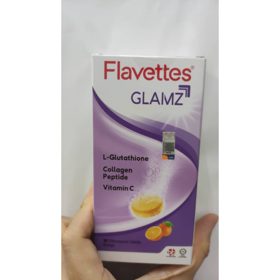 FLAVETTES GLAMZ EFFERVESCENT TABLET 30’s | Shopee Malaysia