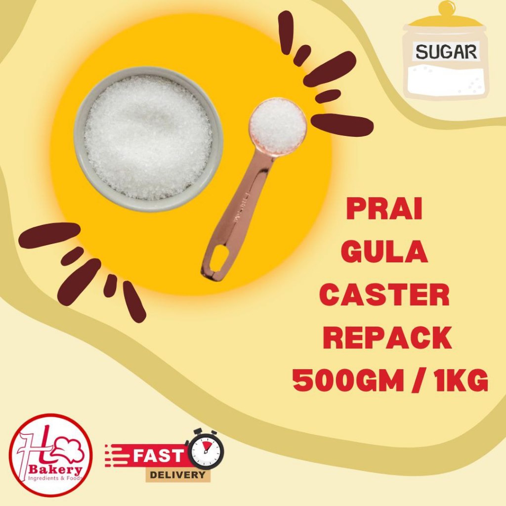 PRAI CASTER SUGAR REPACK 500GM / 1KG | Shopee Malaysia