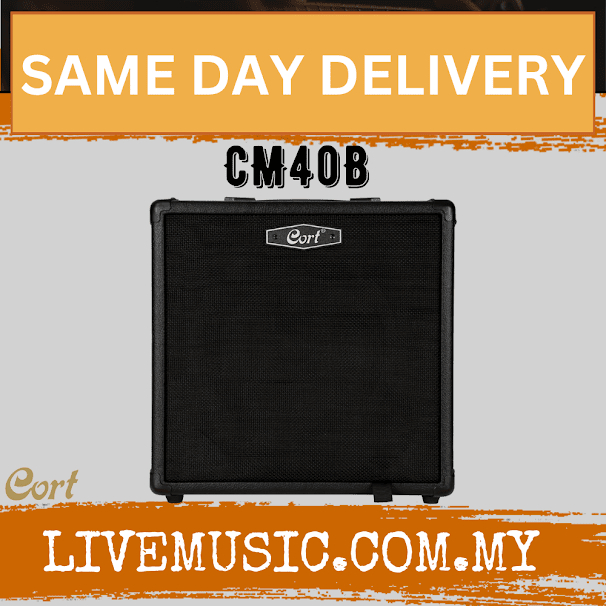 Cort CM40B 40Watt Bass Amplifier (CM-40B/CM 40B) | Shopee Malaysia