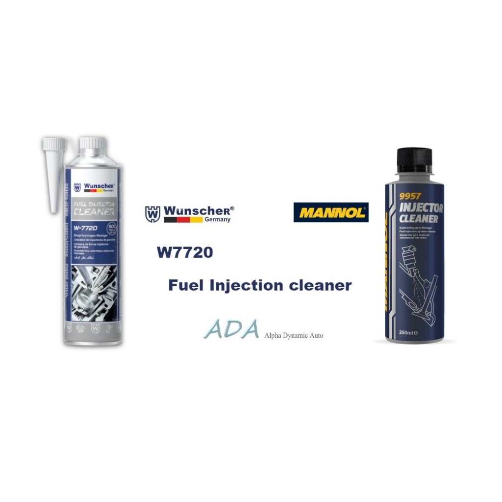 Mannol 9957 250ml or Wunscher W7720 300ml Fuel Injector Cleaner for Petrol Engine Only. | Shopee ...