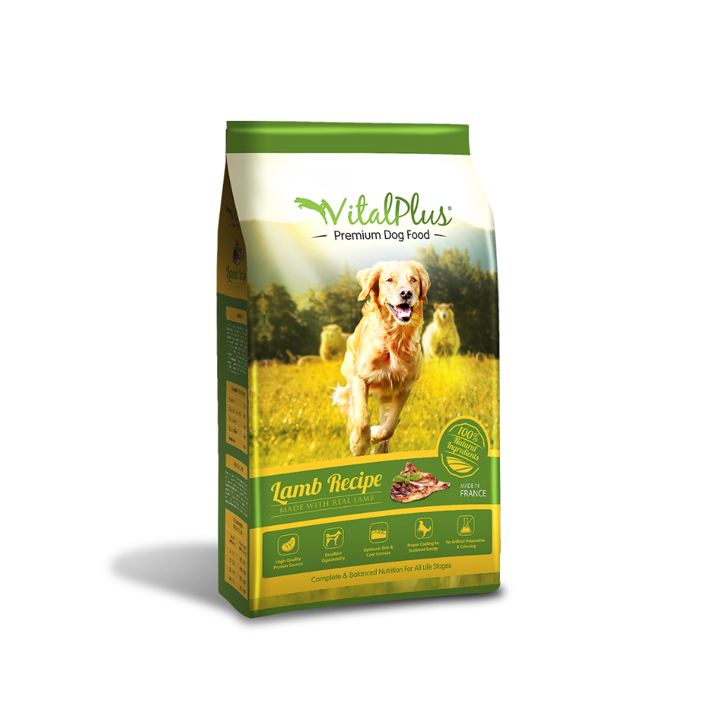 Vital Plus Premium Dog Food - Lamb | Shopee Malaysia