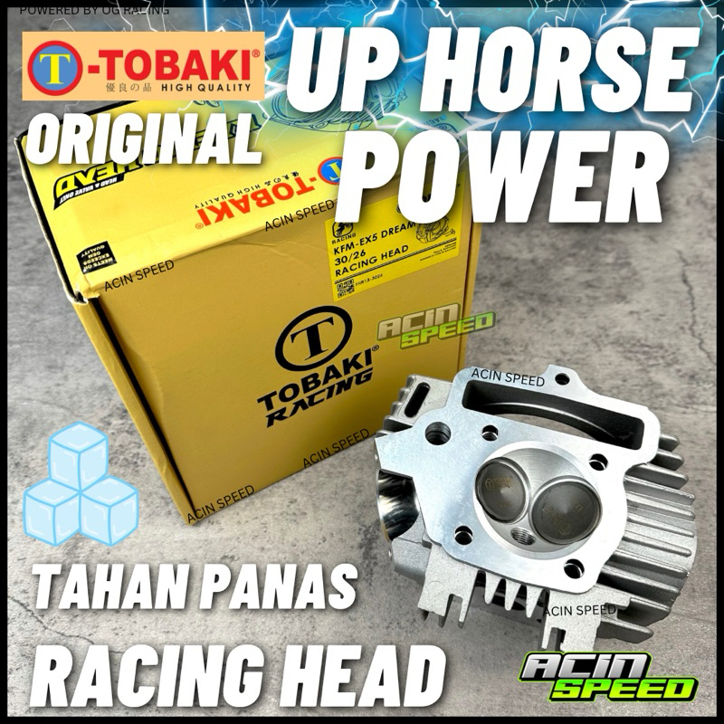 TOBAKI ORIGINAL Racing Head EX5 Dream/ WAVE100 Class 1 Kriss100 MR1 23 ...