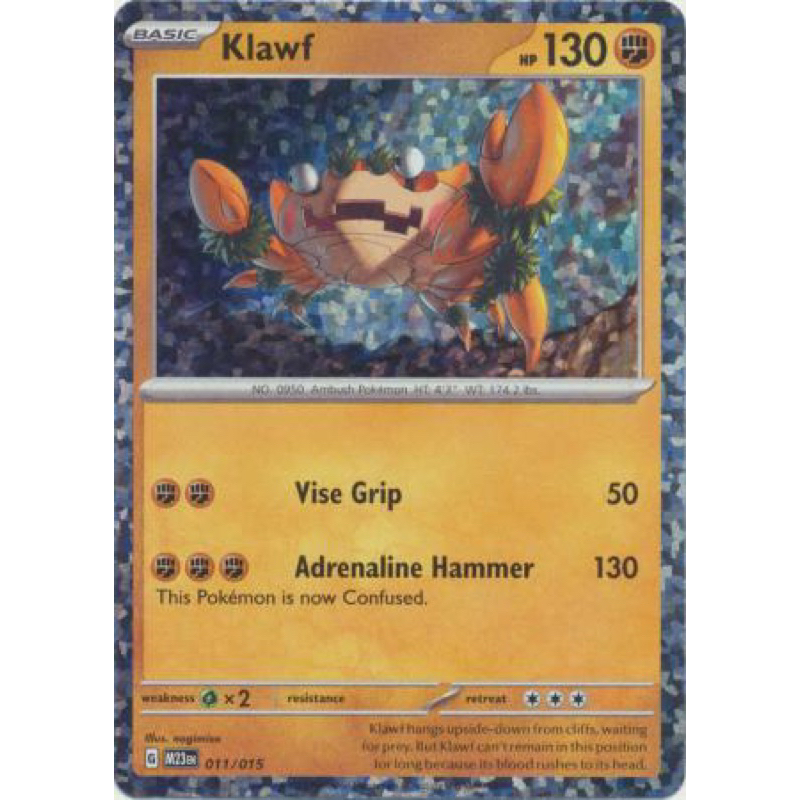 Pokemon TCG Card - Klawf 011/015 (Holo) | Shopee Malaysia