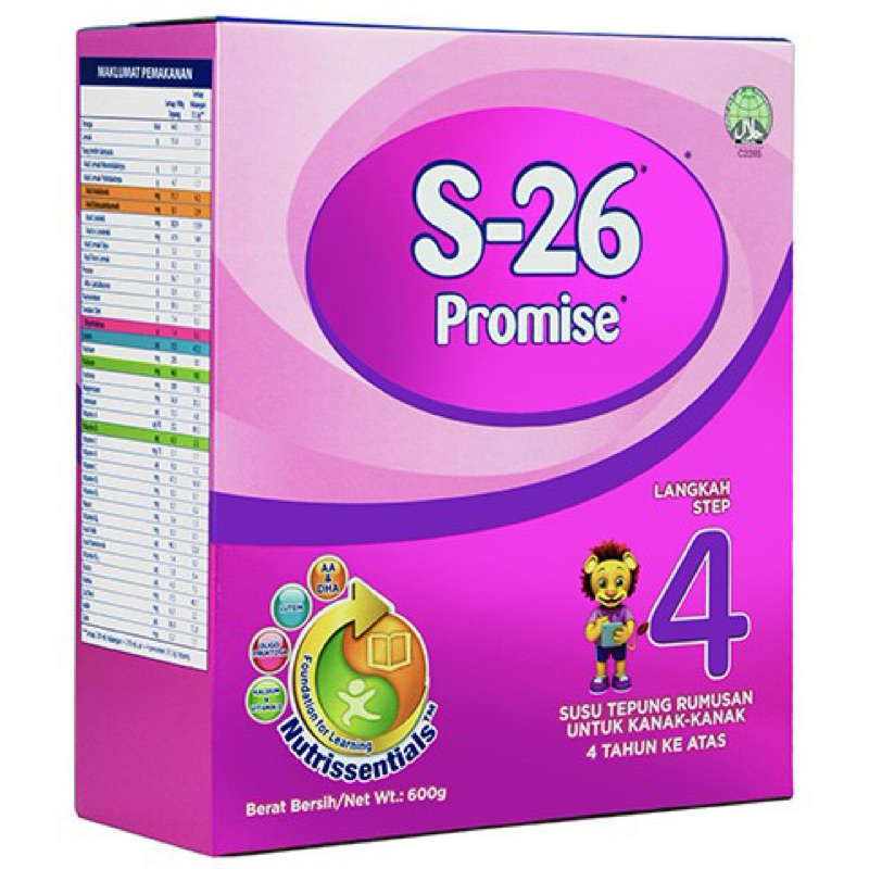 (NO BOX) WYETH S26 PROMISE STEP 4 600G | Shopee Malaysia