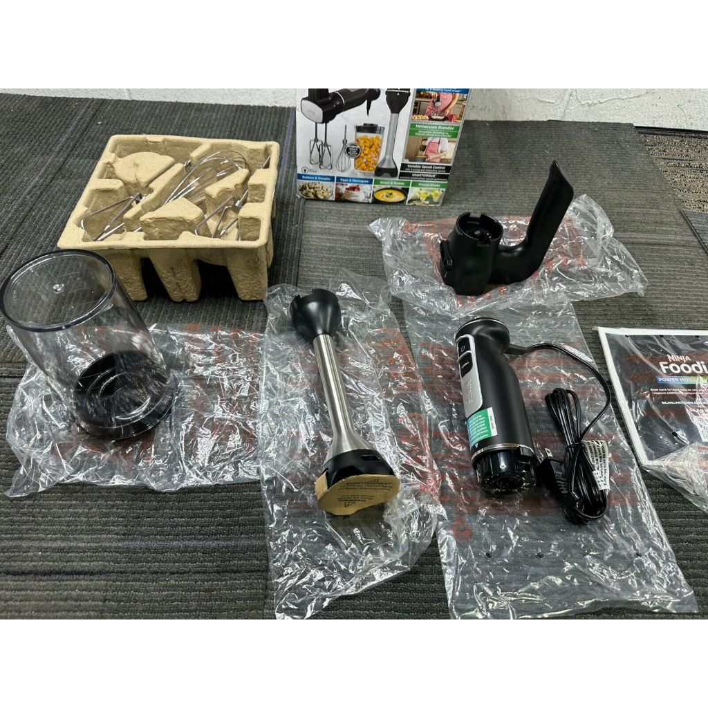 Ninja Foodi Power Mixer System, Black Immersion Blender and Hand-Mixer ...