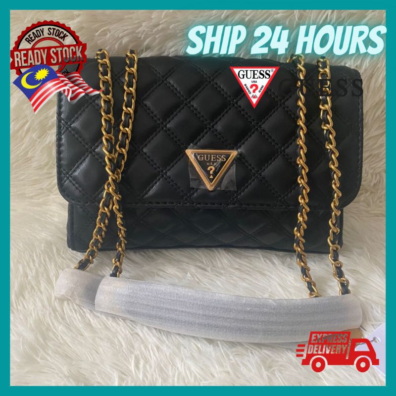 Guess quilly 2 compartment original readystock 🇲🇾💯🔥🔥🔥 | Shopee Malaysia