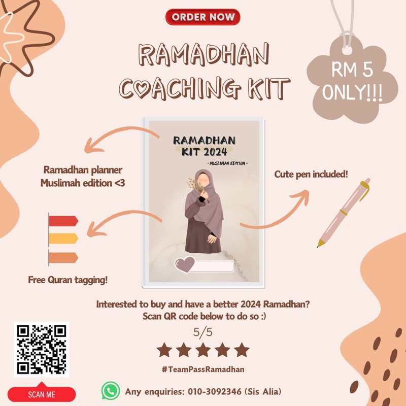 RAMADHAN KIT FOR MUSLIMAH ONLY | Shopee Malaysia