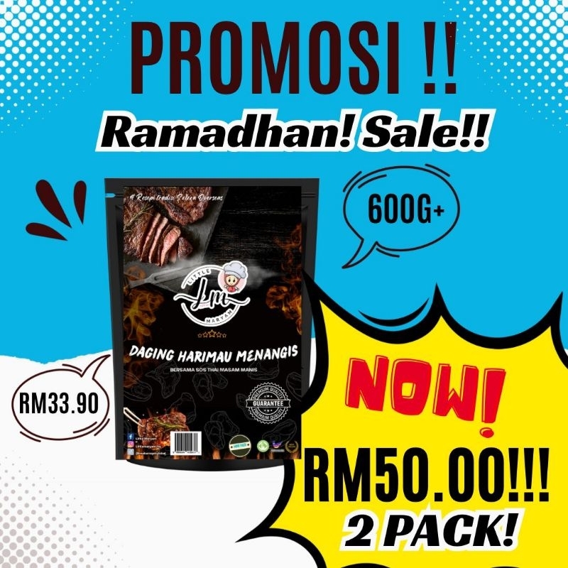 Promosi Daging Harimau Menangis LM (FREE ICE BOX DAN ICE PACK🥰 ...