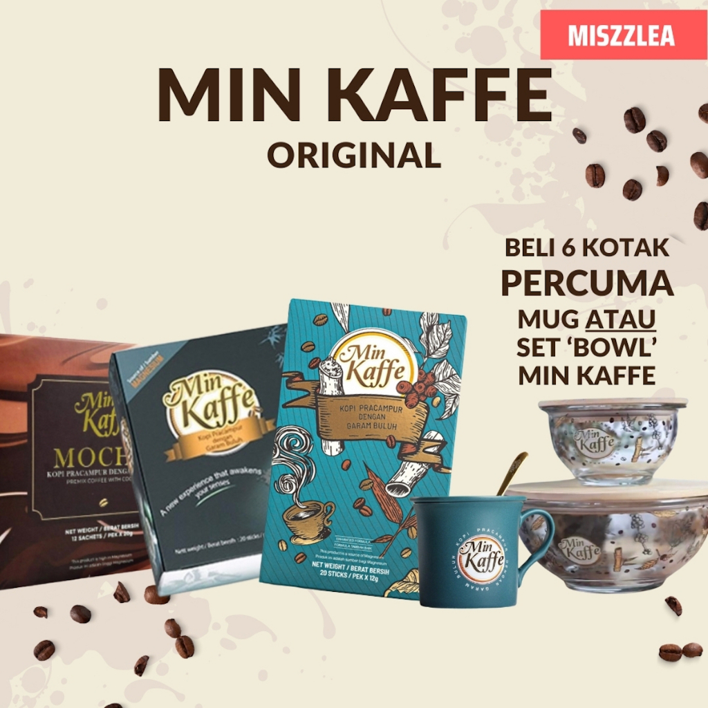 MIN KAFFE, MIN CAFE, MIN CAFFE ORIGINAL | COFFEE | 20'S | Shopee Malaysia