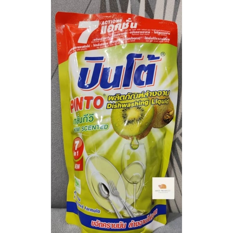 PINTO 7 IN 1 Dishwashing Liquid Refill 400ml , LEMON 420ml | Shopee Malaysia