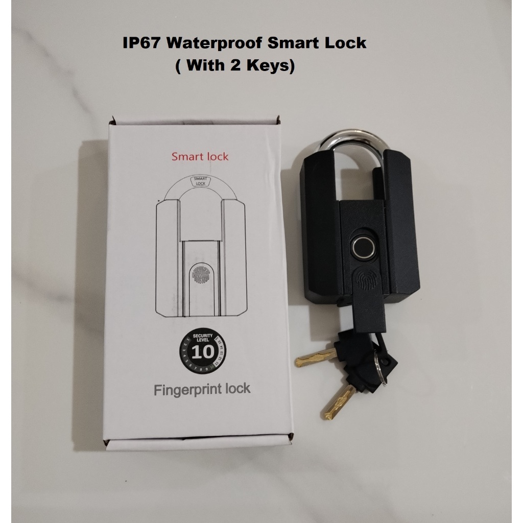 Smart Lock Smart Life /Tuya Fingerprint Padlock/Bluetooth Gateway Quick ...