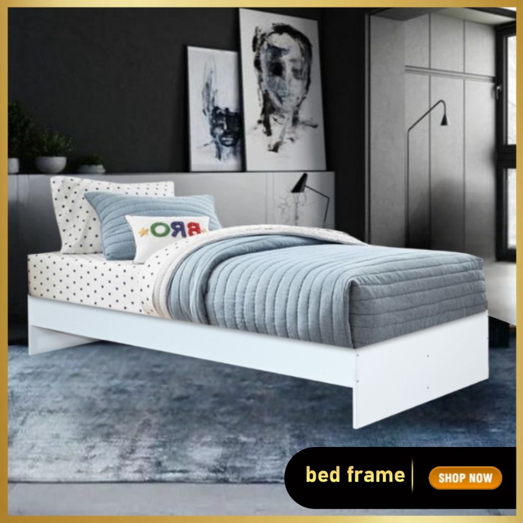 Mesra: Classic Wooden single Bed frame with drawers / Pull Out Bed ...