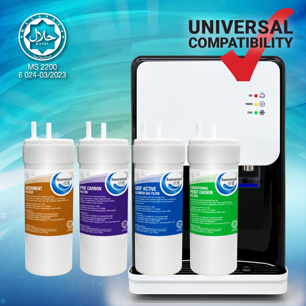 Enhanced Water Filter SAEMMUL 6" Mineral Stage HalalJakim Filtration ...