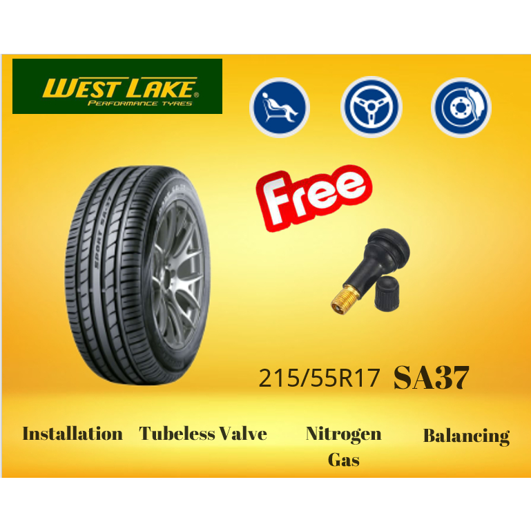 NEW TYRE 215/55R17 SA37 WESTLAKE (WITH INSTALLATION) | Shopee Malaysia