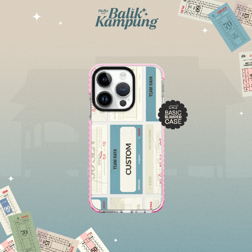 Customisable Team Raya 1 - Balik Kampung Collection (Powered by Basic Bumper) Compatible with ...