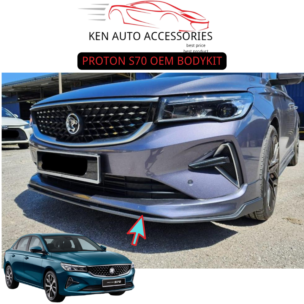 PROTON S70 2023-2024 OEM BODYKIT FRONT LIPS, SIDE SKIRT, REAR DIFFUSER ...