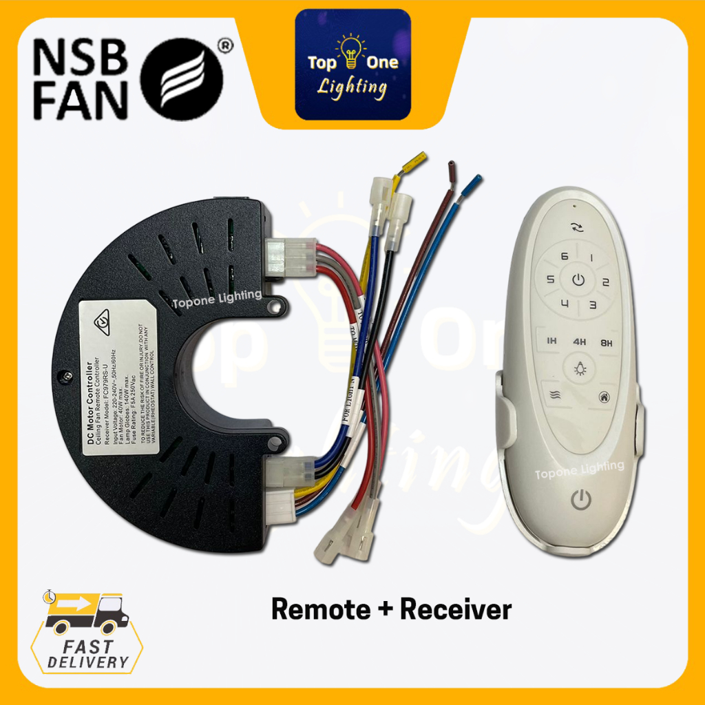 NSB BFAN+ 60”CEILING FAN Receiver / Remote Control | Shopee Malaysia