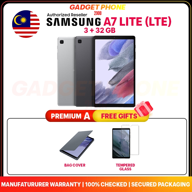 SAMSUNG Galaxy Tab A7 Lite LTE (3+ 32GB) | Original New Set | 1 Year Warranty Samsung Malaysia ...