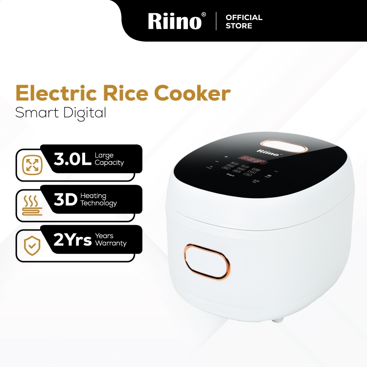 Riino Electric Rice Cooker Multifunctional Touch Display Anti-Scald ...