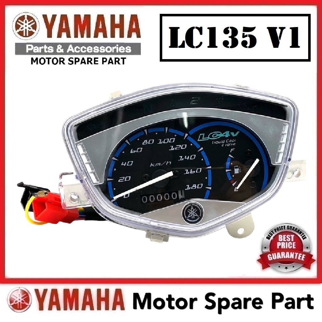 YAMAHA LC135 V1 METER ASSY 0 SPEEDOMETER SPEEDO METER LC135 LC-135 LC ...