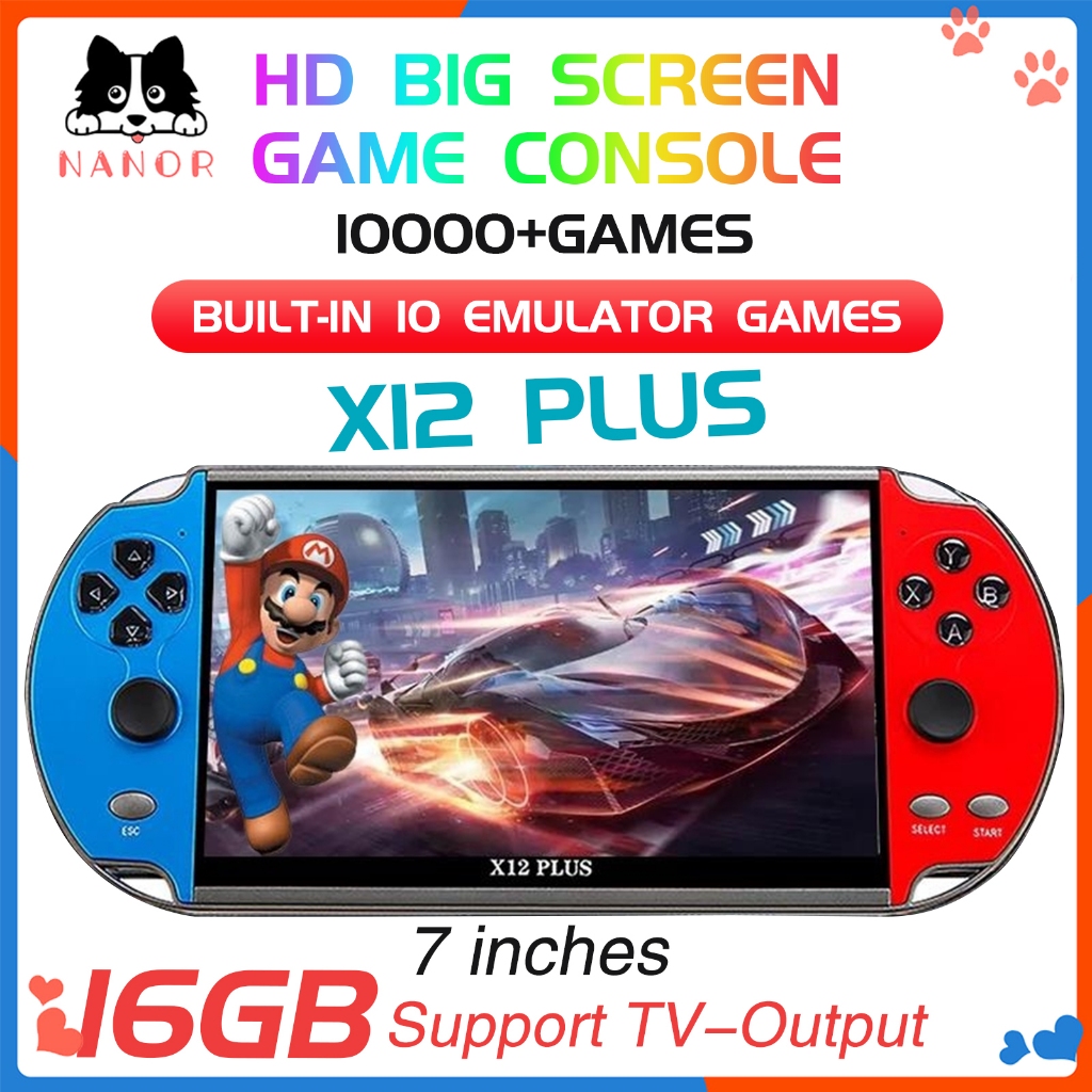 X12 Plus game console portable double-rocker 7-inch high-definition ...