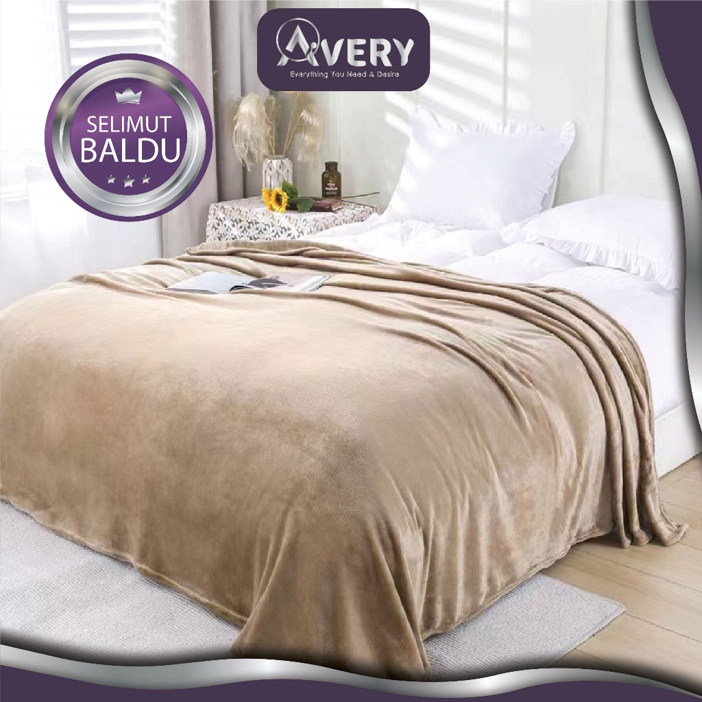 SELIMUT BALDU GEBU / SOFT FLEENCE BLANKET (BERCORAK) | Shopee Malaysia