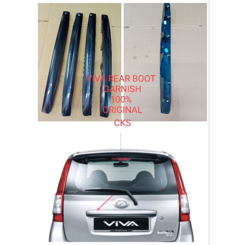 PERODUA VIVA REAR BOOT GARNISH (76802-BZ050) ORIGINAL NEW | Shopee Malaysia