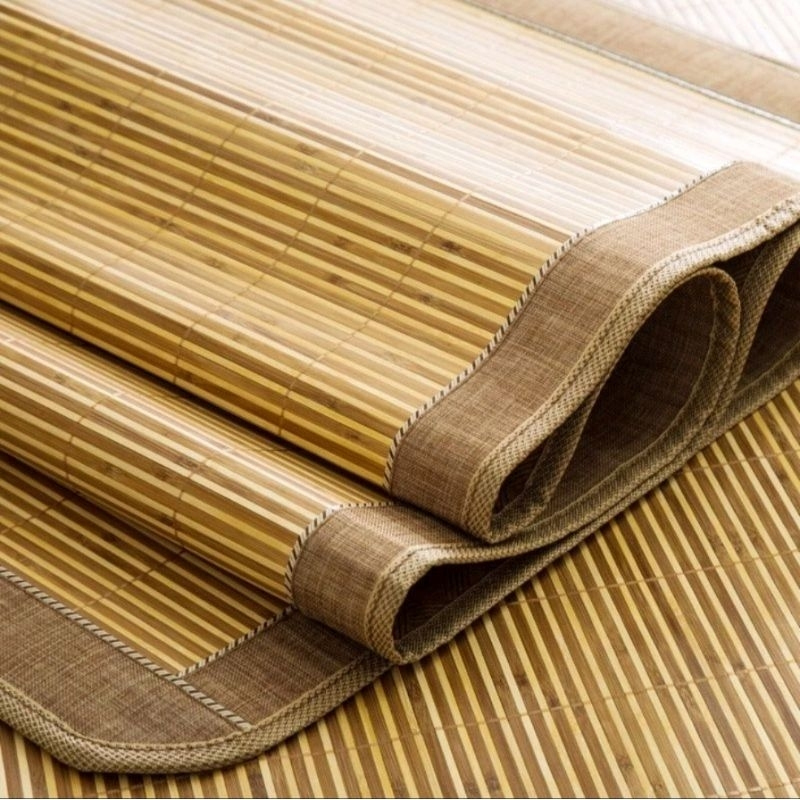 Tikar Buluh Lipat/Bamboo Carpet Floor Murah Saiz 190CM x180CM Ready ...