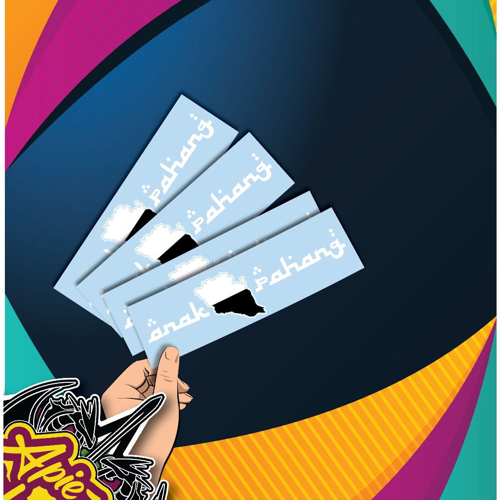 Sticker Anak Pahang /sticker moto /sticker kereta /sticker kenderaan ...
