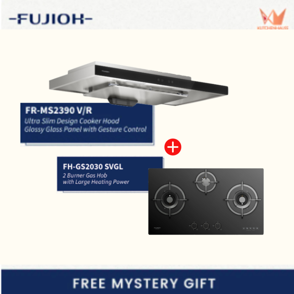 Fujioh Package Promotion 90cm Slim Hood FR-MS2390V/R Silver + 73cm ...