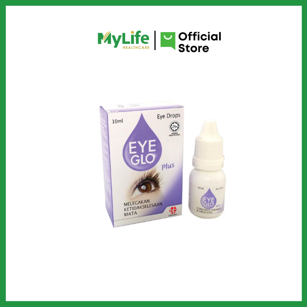 EYE GLO PLUS (10ML) FOR RELIEF AND PROTECT EYES | Shopee Malaysia