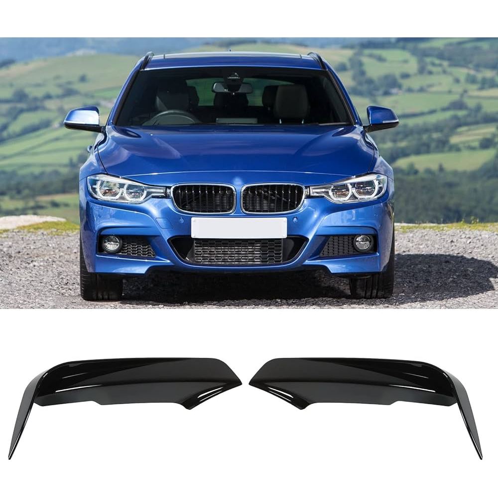 BMW F30 320i 328i 330i M-Performance Front MAD Design Canards Gloss ...