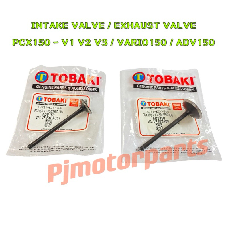 HONDA PCX150 V1 V2 V3 / VARIO150 / ADV150 ( 100% ORIGINAL TOBAKI ) IN ...