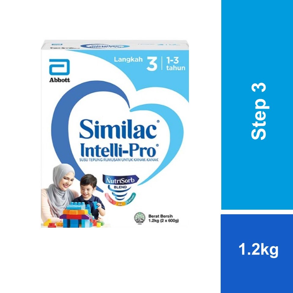 [Exp 10 Sep 2026 & / Later] Similac Intelli-Pro Step 3 Growing Up Milk Formula BIB (1.2kg ...