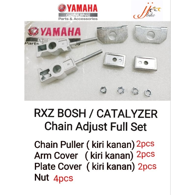 RXZ135 CHAIN ADJUST FULL SET rxz chain puller arm cover plate cover ...