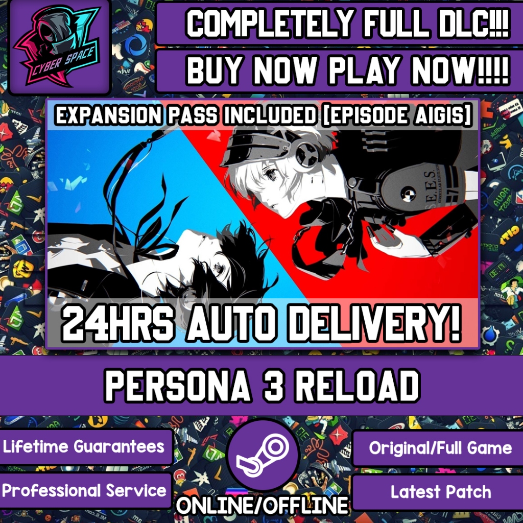 Persona 3 Reload [Auto Delivery] [Steam Online & Offline] [Full DLC ...