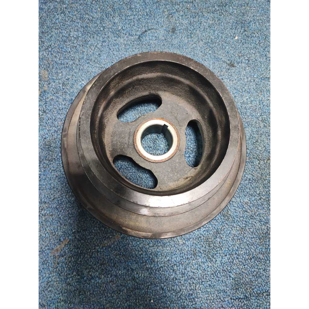 BMW E46 E39 M54 Engine Crankshaft Pulley with Vibration Damper Crank ...