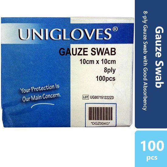 Unigloves Pre-cut Gauze Swabs 100s (5cm/7.5cm/10cm) | Shopee Malaysia