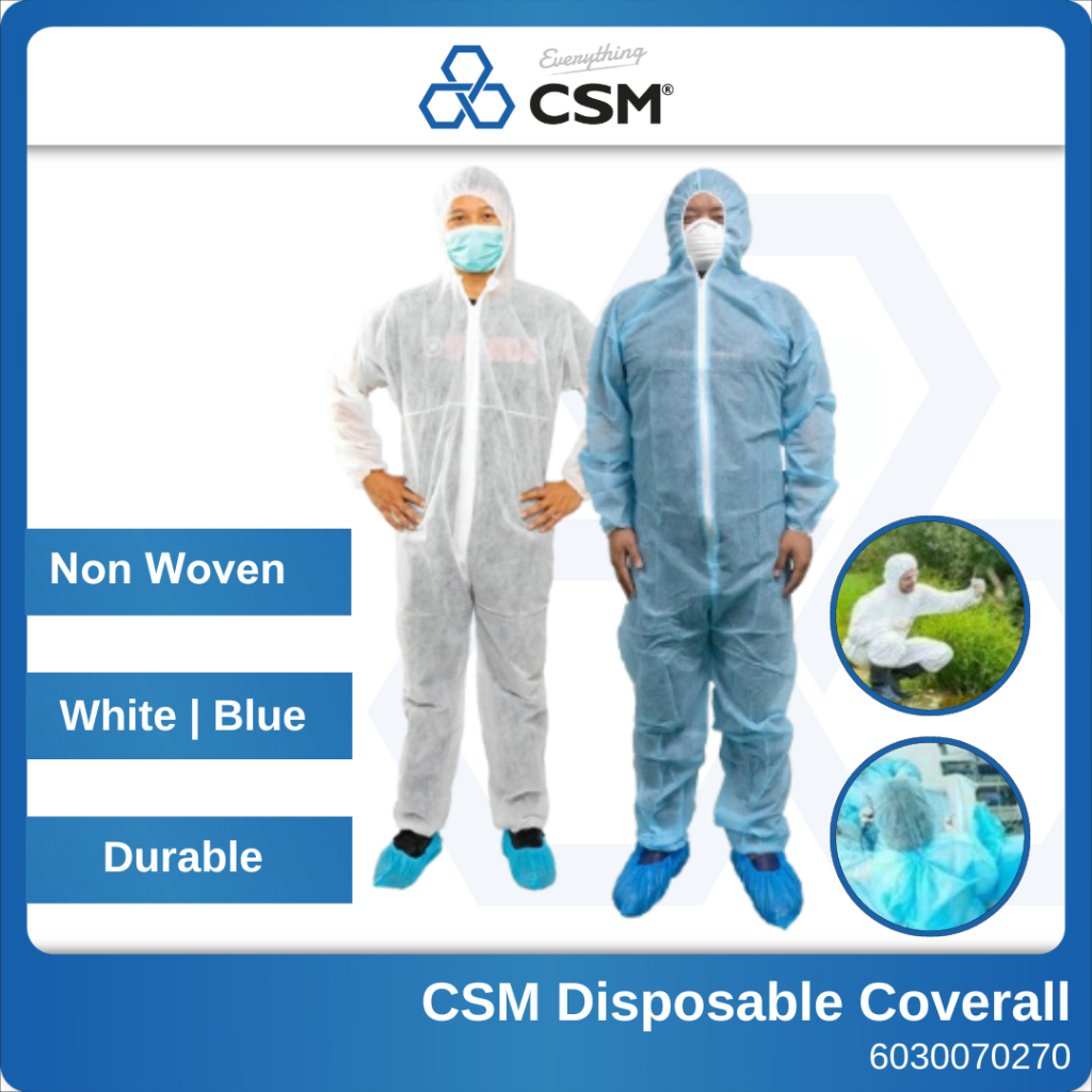 PPE Disposable Coverall Medical Protective Coverall Jumpsuit Protective ...