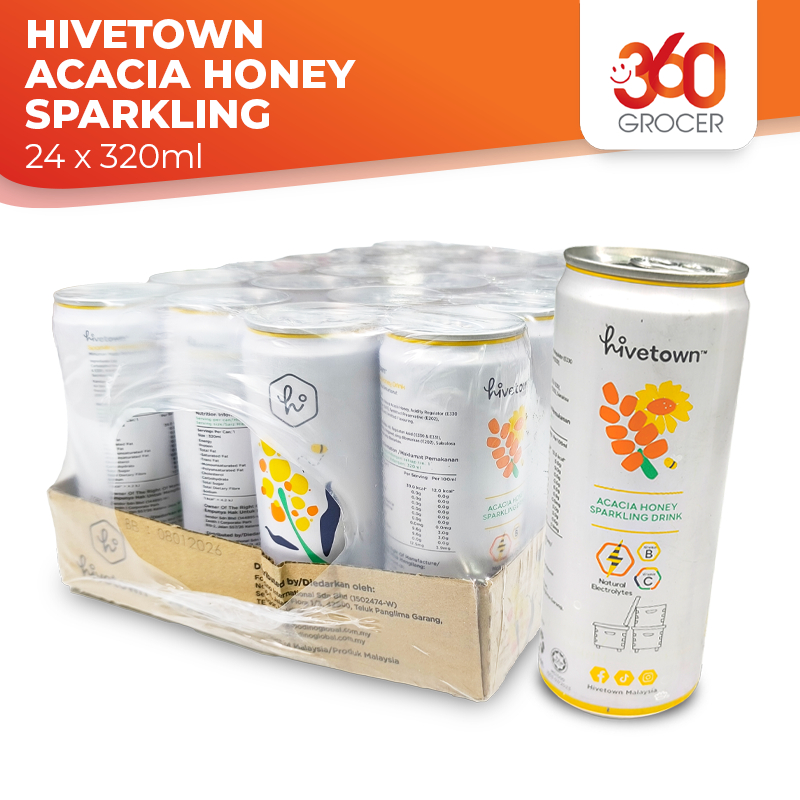 HIVETOWN ACACIA HONEY SPARKLING - 24 x 320ML | Shopee Malaysia