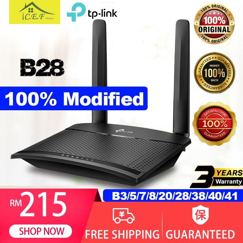 MOD TP-LINK MR100 WIFI SIM ROUTER 4G LTE BY-PASS MODIFIED MODEM ...