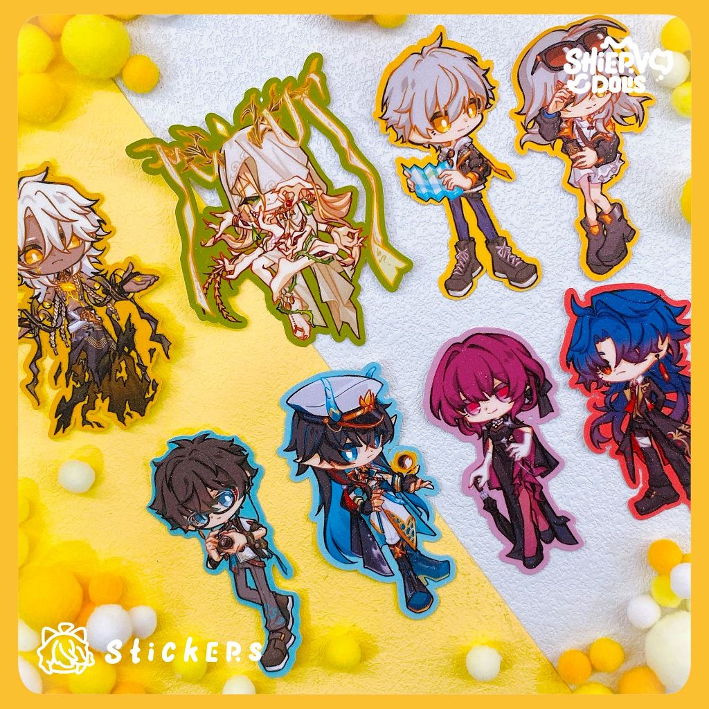 [Shiervodolls] HSR Stickers | Honkai Star Rail 崩坏星穹铁道 貼紙 | Shopee Malaysia