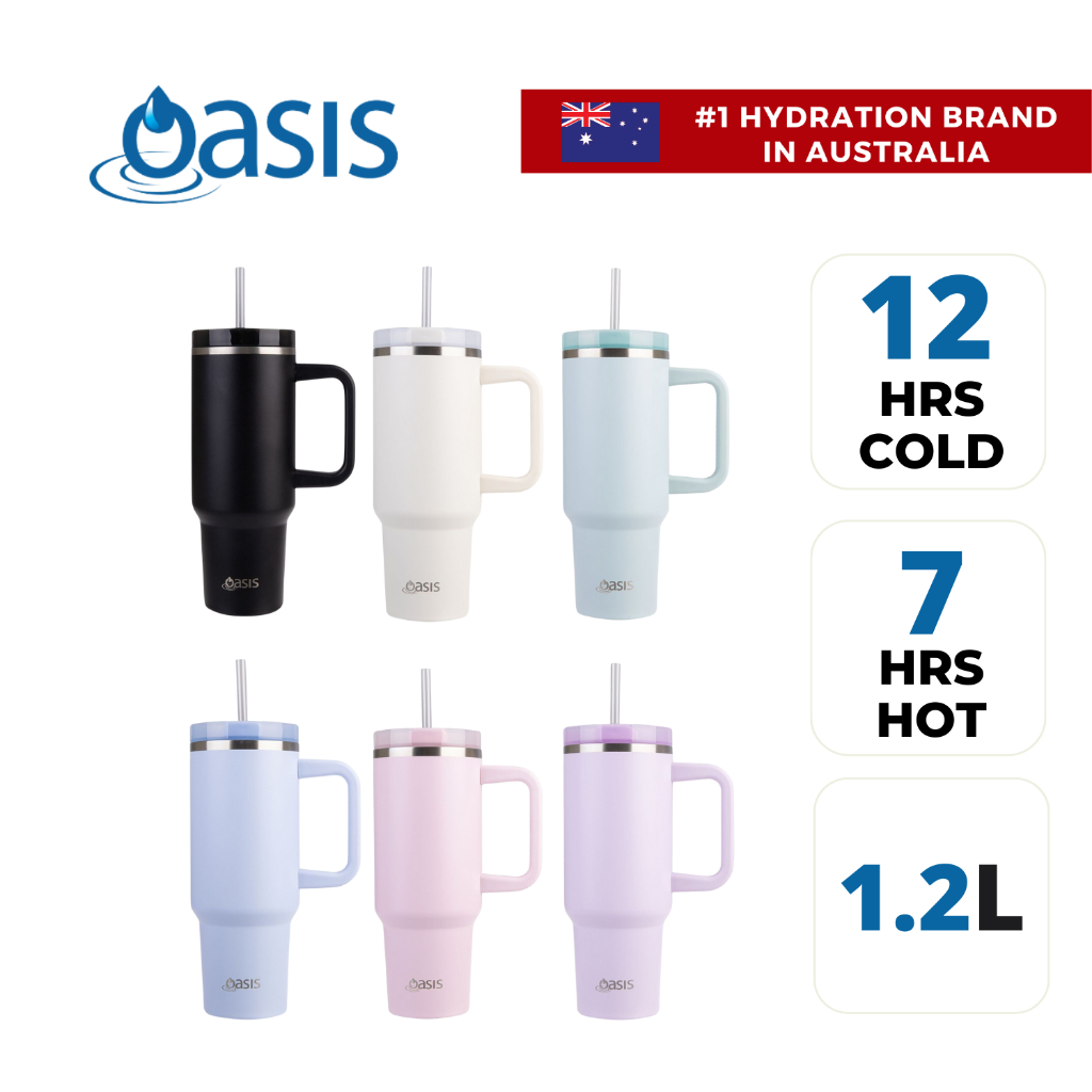Oasis Stainless Steel Insulated Commuter Travel Tumbler 1.2L | Shopee ...