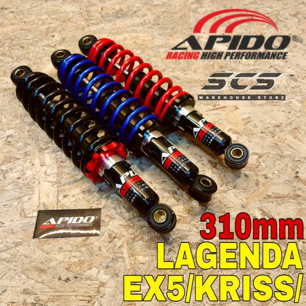 APIDO Absorber Set 310mm Adjustable Heavy Duty EX5 KRISS MODENAS ...