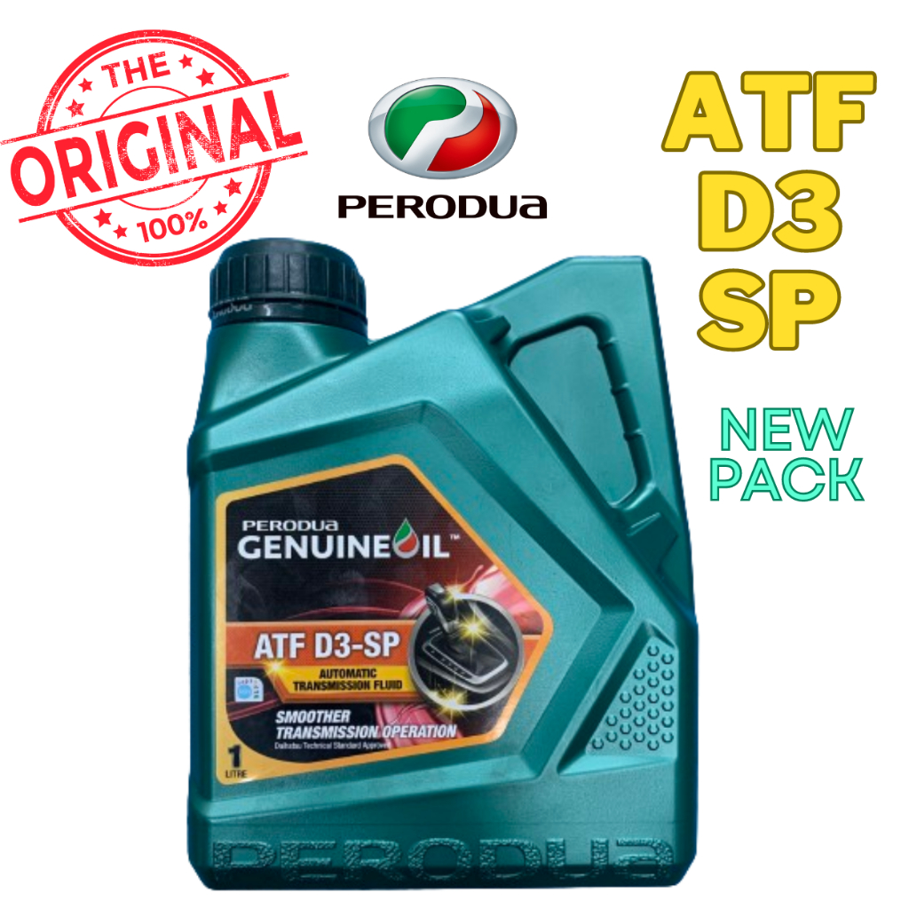 100% Original ATF D3-SP Perodua Auto Transmission Fluid 1L Axia/ All ...