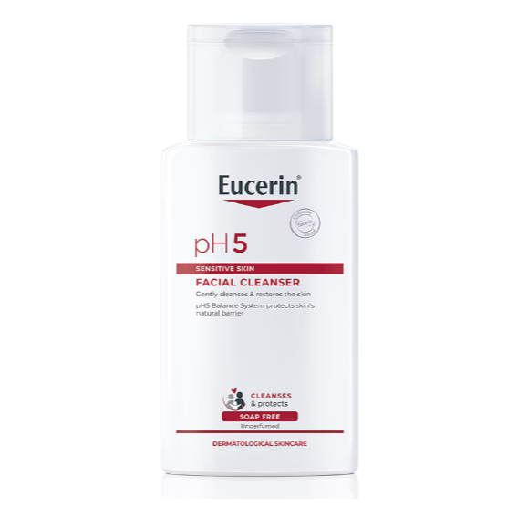 Eucerin, pH5, Sensitive Skin, Facial Cleanser, Soap Free (100/400ml ...