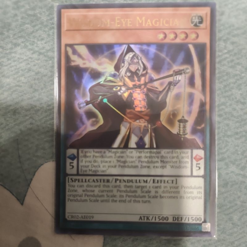 Yugioh: CR02-AE019 Wisdom-eye Magician (Ultra Rare) | Shopee Malaysia
