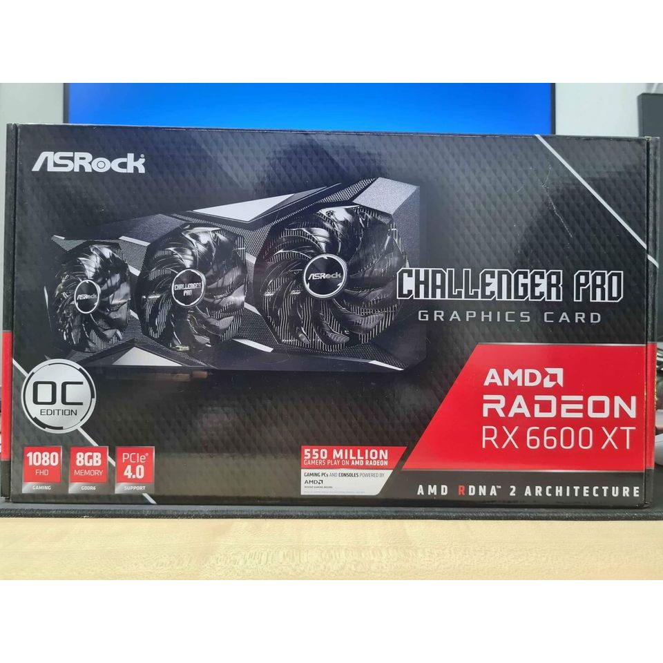 Asrock Challenger Pro OC RX 6600 XT 8GB | Shopee Malaysia