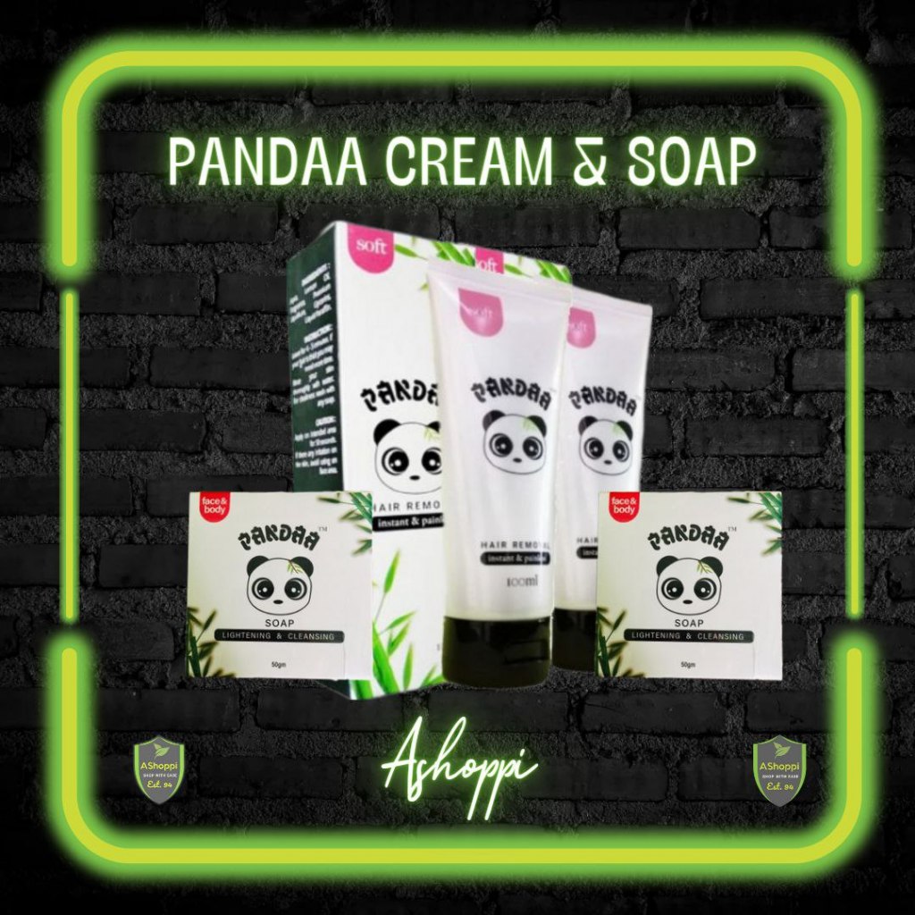 💯 ORIGINAL 💯 PANDAA HAIR REMOVAL CREAM PANDA CREAM PANDAA SOAP | Shopee ...