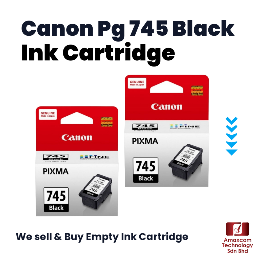 Canon PG 745 Black Ink Cartridge [100% Original] Laptop | Shopee Malaysia